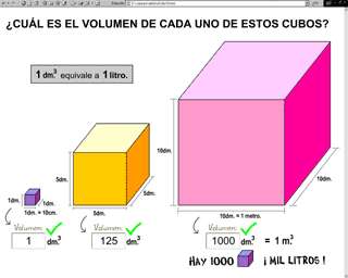 EL VOLUMEN. CAPACIDAD.